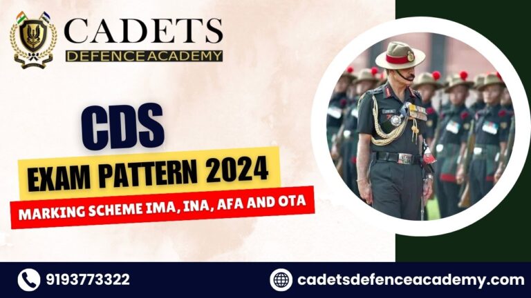 CDS Exam Pattern 2024, Marking Scheme IMA, INA, AFA and OTA